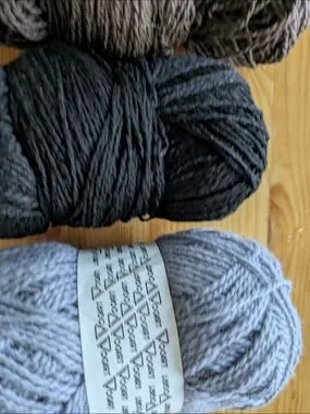 ogard | Other | Mixed Wool Yarn Bundle Blue Black Brown Cream | Poshmark
